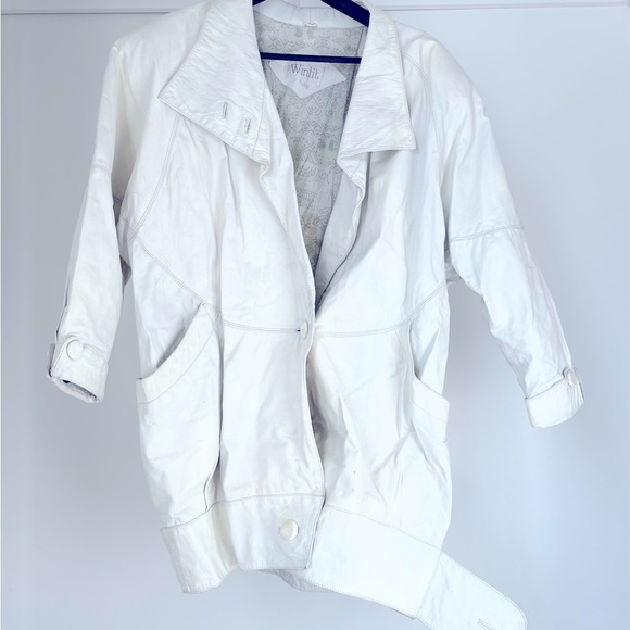 Winlit | Jackets & Coats | Vintage Womens White Winlit Leather Jacket ...